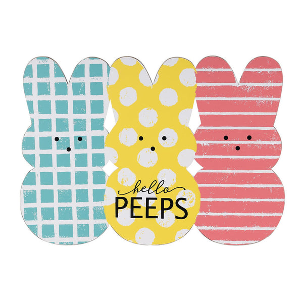 Hello Peeps Wood Topper– Monogram Market